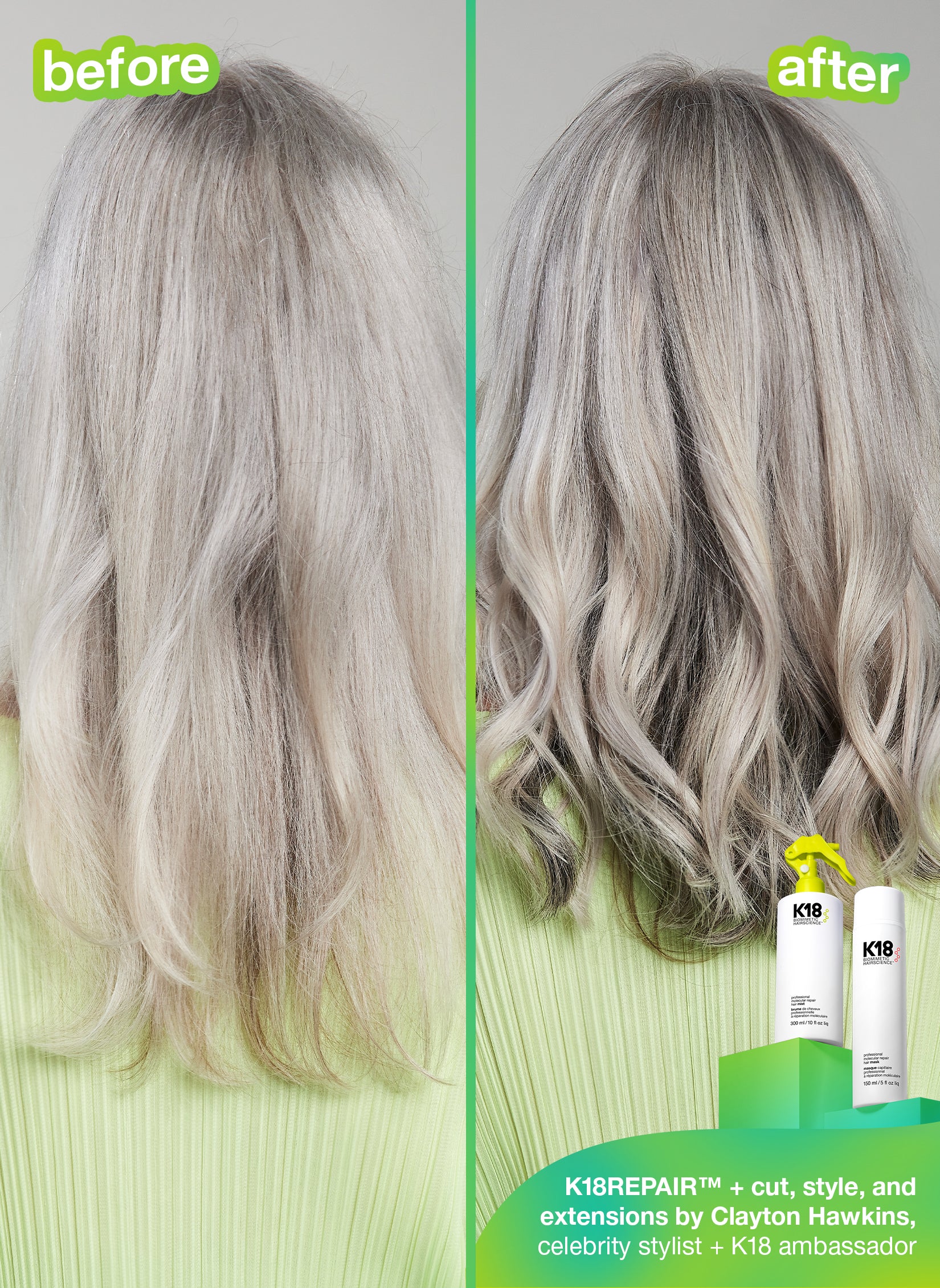 Professional Molecular Repair Mist | K18 Hair Pro