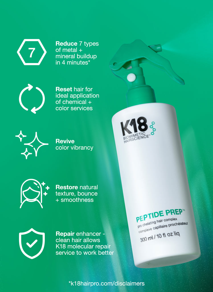 PEPTIDE PREP™ PRO chelating hair complex | K18 Hair PRO